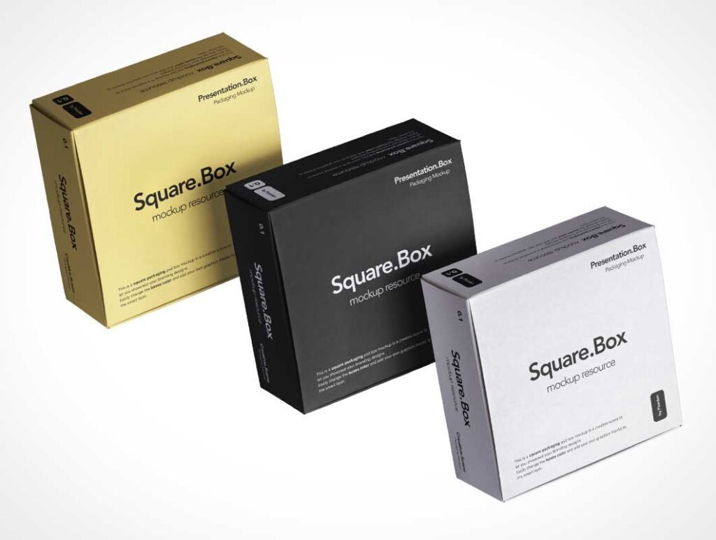 Custom Square boxes - Square Packaging Boxes with logo
